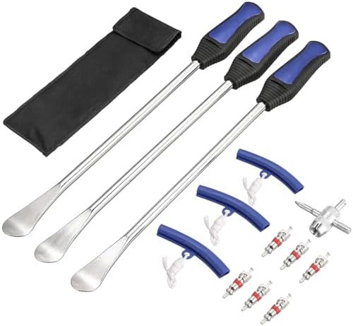 Acymner Tire Changing Tools Set with 14.5 Inch Tire Spoons, 3 Rim ...