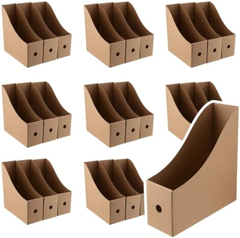 Amazon.com: SENJEOK 24 PCS Cardboard Magazine Holder, A4 Magazine File ...
