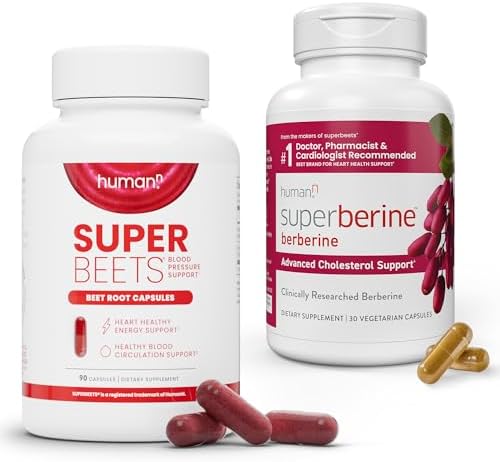 Amazon.com: humanN SuperBeets Beet Root Capsules & SuperBerine Capsules ...