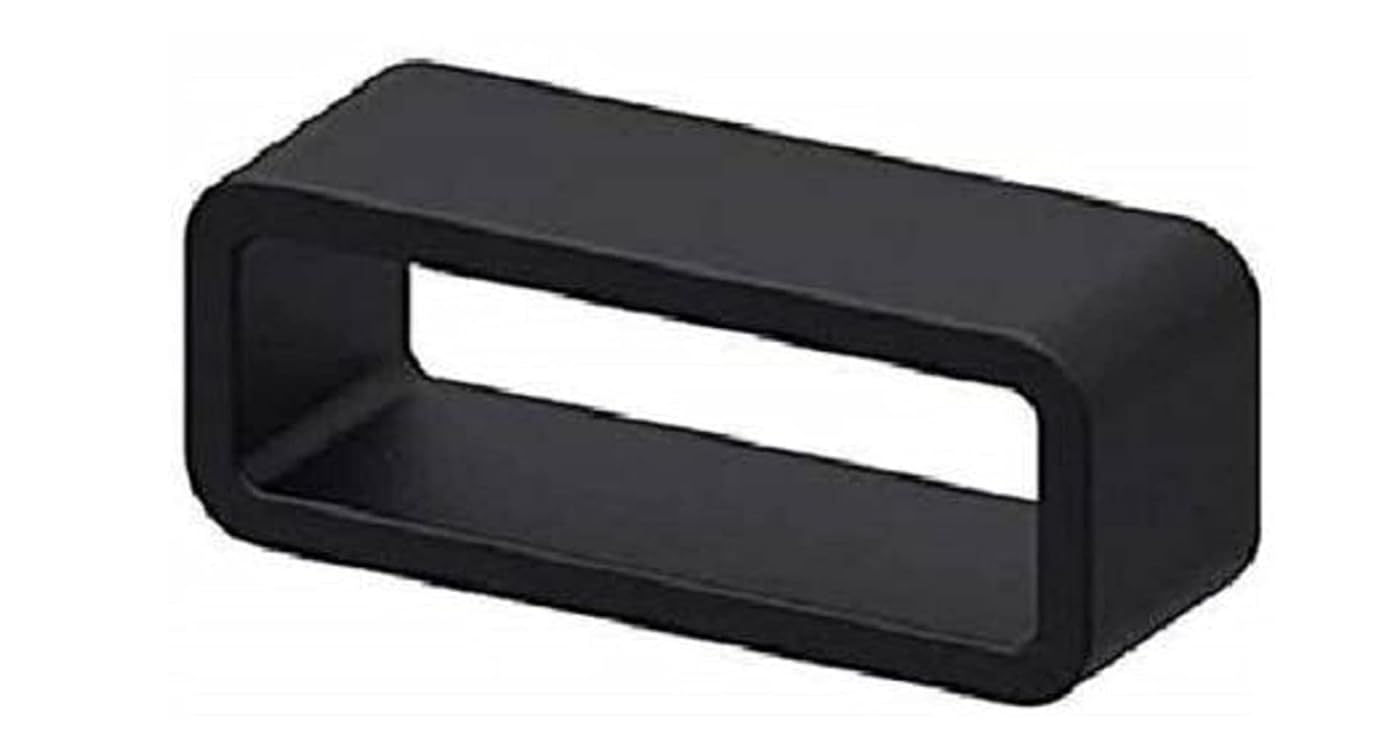 SBWC 22mm Silicone rubber watch strap watch band loop/runner/keepers ...