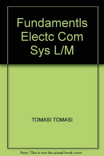 Fundamentls Electc Com Sys L/M : TOMASI TOMASI: Amazon.in: Books