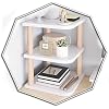 Amazon.com: NILZA Corner Shelf for Desktop Wood Desktop Shelf Corner ...