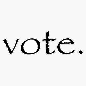 Amazon.com - Vote Political Sticker Bumper Sticker Vinyl Decal 5"