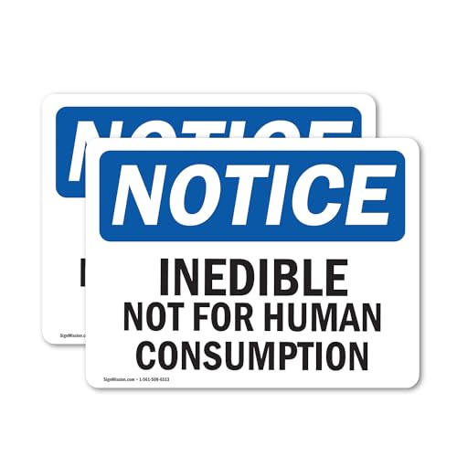 Best Not for Human Consumption Signs for Workspaces and Construction ...