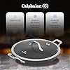 Amazon.com: Calphalon Premier Space Saving 12 Inch Everyday Pan with ...