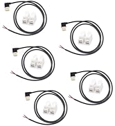 Amazon.com: ELNONE 2PCS USB Female Pigtail 2 Wire,0.3M/1Ft 20AWG USB 2. ...