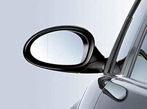 BMW Genuine Left NS Mirror Glass Heated Wide Angle Chrome Coloured ...