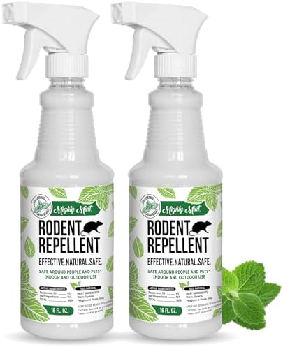 Amazon.com: Mighty Mint Peppermint Oil Rodent Repellent Spray – Natural ...