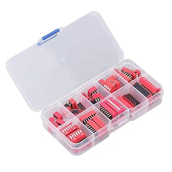 Eminchu Circuit Breadboards Toggle Switch Portable 45Pcs Assorted Kit ...