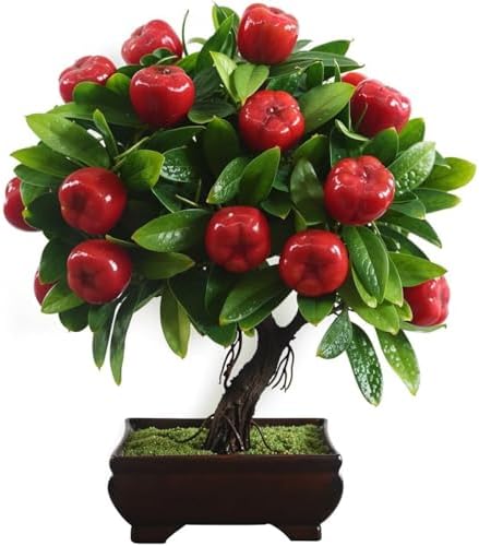 Amazon.com: Riverbyland 10" Artificial Plants Apple Table Centerpieces ...