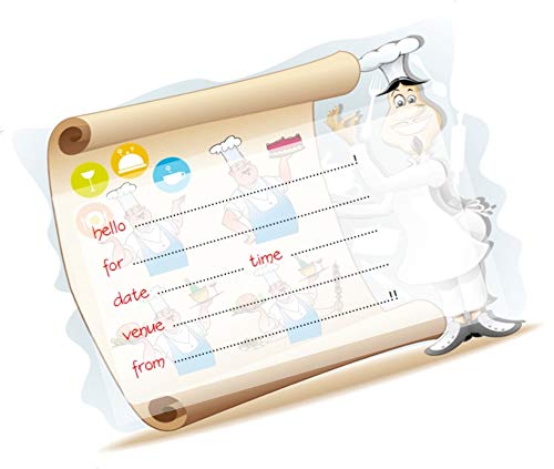 PartyStuff Cards - Masterchef Invitation Card : Amazon.in