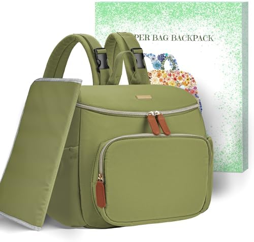 Amazon.com: Small Diaper Bag Backpack, Lightweight Baby Bag for Moms ...