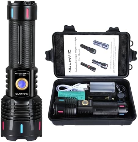 Blukar LED Torch, 20000 Lumens Super Bright Torches Led - Adjustable ...