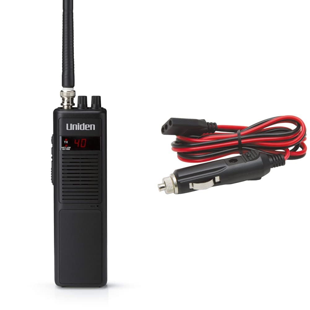Amazon.com: Uniden PRO401HH Handheld CB Radio Bundle with RoadPro RPPS ...