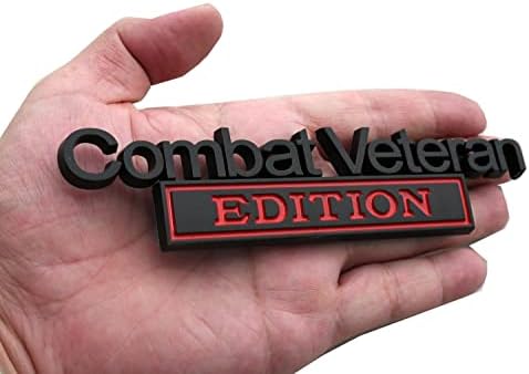 Amazon.com: 1pc Combat Veteran Edition Emblems 3D Raised Decals ...