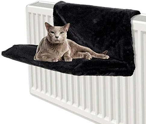 Petlicity Warm and Cosy Pet Cat and Dog Radiator Bed (Black) : Amazon ...