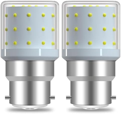 B22 Bayonet Light Bulb Warm White Mini Bulb Short LED Corn 2700K ...