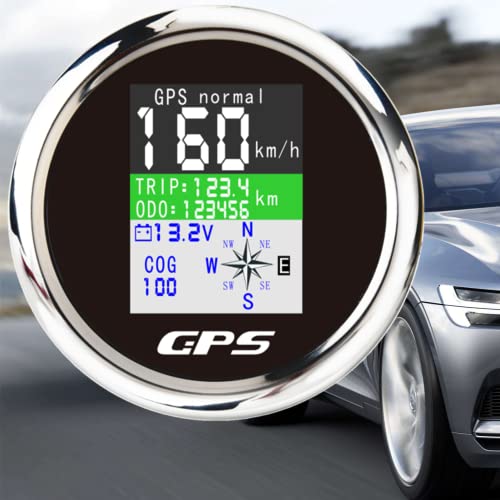 Buy 85MM GPS Speedometer Gauge Digital Waterproof Boat MPH Speedometer ...