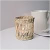 Amazon.com: Natural Rattan Wicker Woven Tea Light Candle Holder ...