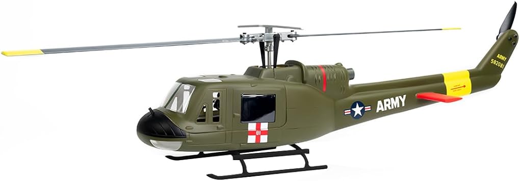 Amazon.com: XMBRICDIYY RC Helicopter with GPS for Adults, UH1-V4 Huey ...