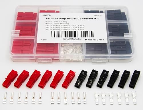 Amazon.com: Glarks 20 Pair 30AMP Quick Disconnect Power Terminals ...