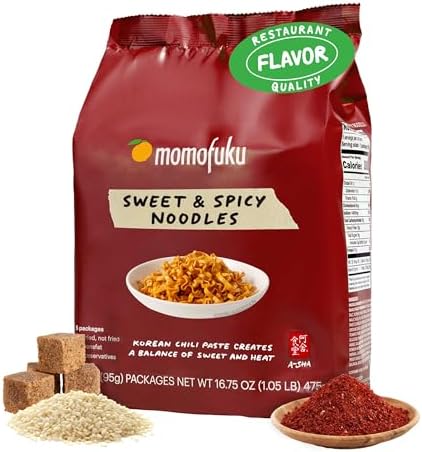 Amazon.com : Momofuku Sweet & Spicy Ramen Noodles by David Chang, 5 ...