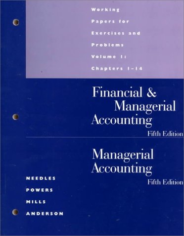 Finman: Financial Managerial Accounting: Needles, Belverd E ...