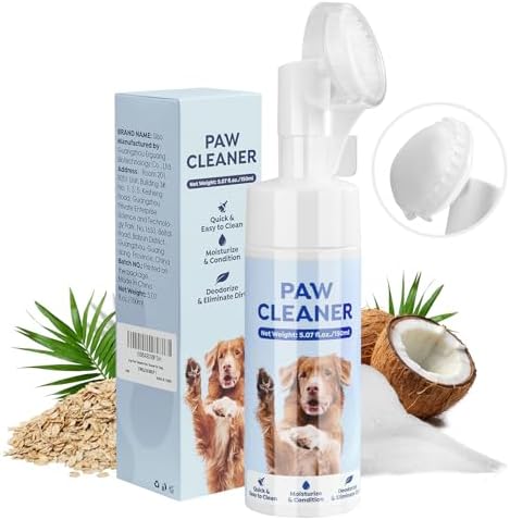 Amazon.com: Dog Paw Cleaner for Dogs, No-Rinse Foaming Dog Paw Washer ...