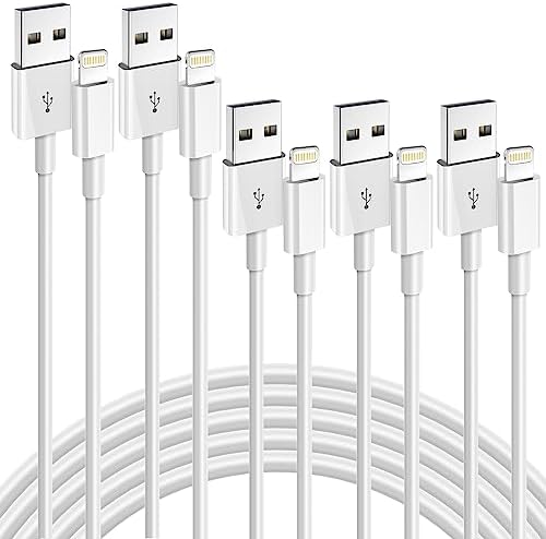 Amazon.com: [Apple MFi Certified] iPhone Charger, 6Pack(3/3/6/6/6/10 FT ...
