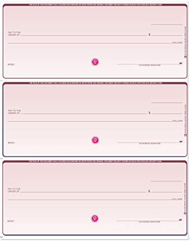 Amazon.com : Checks for Less 3 Per Page Blank Business Checks, Blank ...