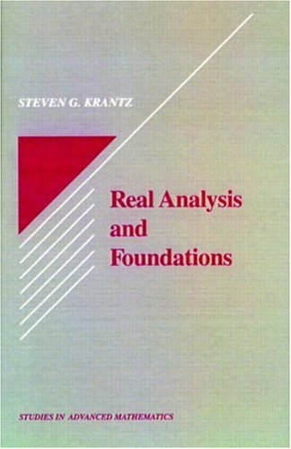 Real Analysis and Foundations: Steven G. Krantz, T. Chris Christensen: 9780849371561: Amazon.com ...