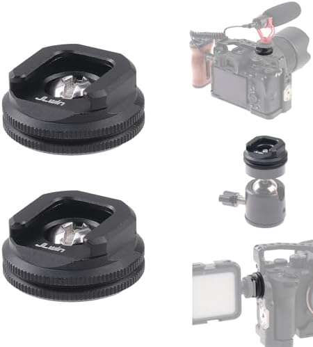 Amazon.com: Fotga 2-Pack Aluminum 1/4″-20 to Cold Shoe Mount Adapter ...