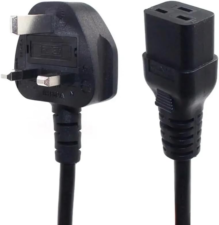 Amazon.com: UK to C19,Toptekits UK BS1363 3-Prong to IEC 320 C19 Power ...