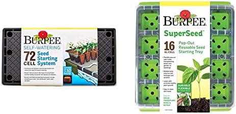 Amazon.com : Burpee Self-Watering Seed Starter Tray, 72 Cells ...
