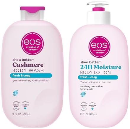 Amazon.com: eos Loción corporal Shea Better + Gel de baño, fresco y ...