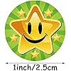 Amazon.com: 500pcs 1 Inch Star Reward Stickers Roll,Teacher Reward ...