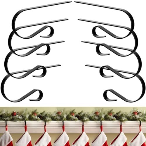 Amazon.com: Taefuwr 8Pack Stocking Holder, Stocking Holders Clip, Multi ...