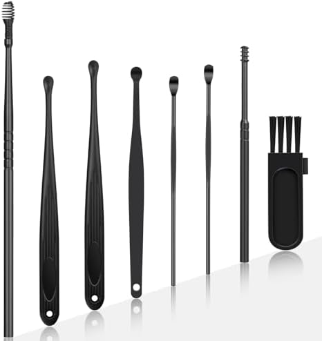 Amazon.com: Earwax Removal Kit, 8 Pcs Ear Pick Ear Cleansing Tool Set ...