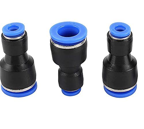 SLVC 12mm To 6mm OD,Push to Connect Straight Union Pipe Tube Reducer ...