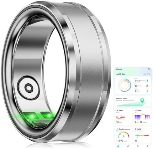 Amazon.com: 3Cloudge Health Smart Ring for Men Women Bluetooth IP68 ...
