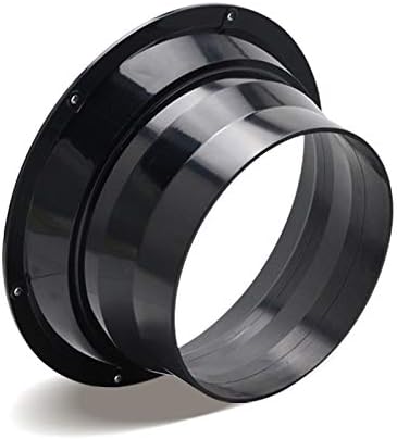 4" Duct Connector Pipe Flange Inlet Fitting Plastic Flange for Heating ...