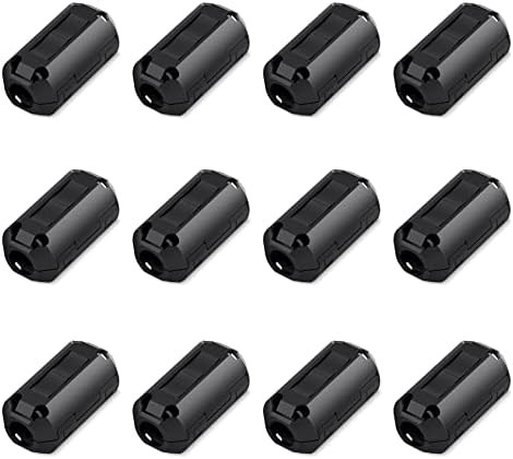 Amazon.com: Viaky 12 Packs Rfi EMI Noise Suppressor Cable Clip, 0.5 ...