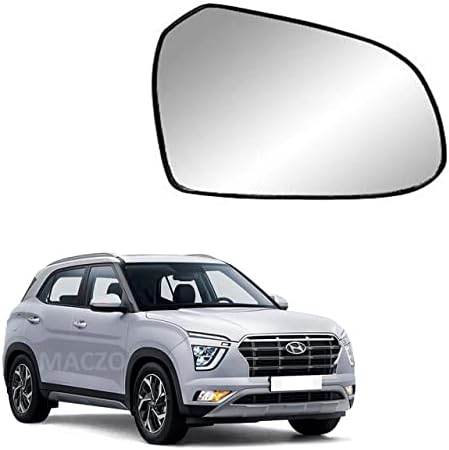 MACZO - orvm Right (Driver) Side Rear View Mirror Glass for Hyundai ...