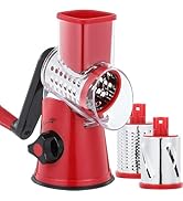 Amazon.com: All Style by Patel Rotary Cheese Grater, Kitchen Mandoline ...