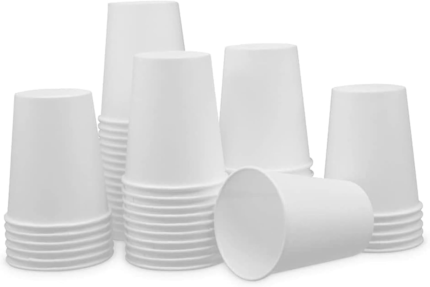 Amazon.com: Paper Cups 12 oz 200 Pack for Coffee & Tea Made in USA ...