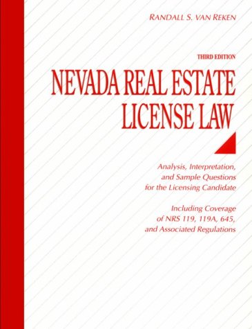 Amazon.com: Nevada Real Estate License Law: Analysis, Interpretation ...