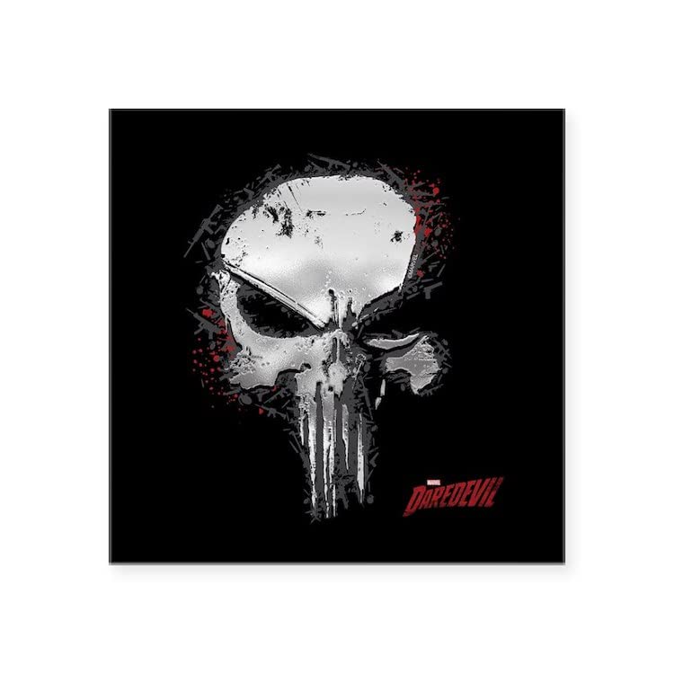 Red Punisher Skull Wallpaper