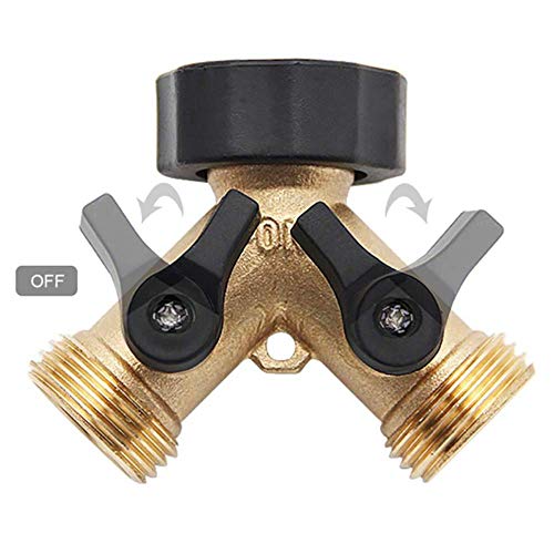 TOCYORIC 2-way Y-Distributor for Inlet Hoses 3/4 Inch to Connection by ...
