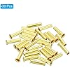 Amazon.com: PATIKIL 2.5mm Tube OD Brass Compression Insert, 30 Pack ...