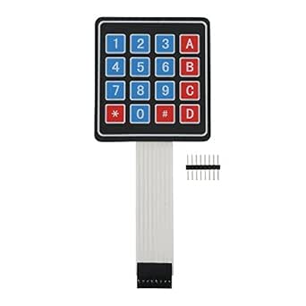 Generic Keypad_4x4 Matrix Membrane Keypad by Robokart : Amazon.in ...